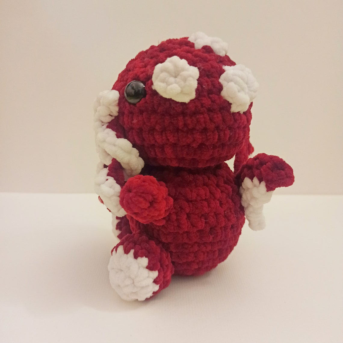 Cthulhu Baby Plushie Adopt a Crochet Red Baby Cthulhu Named - Etsy UK