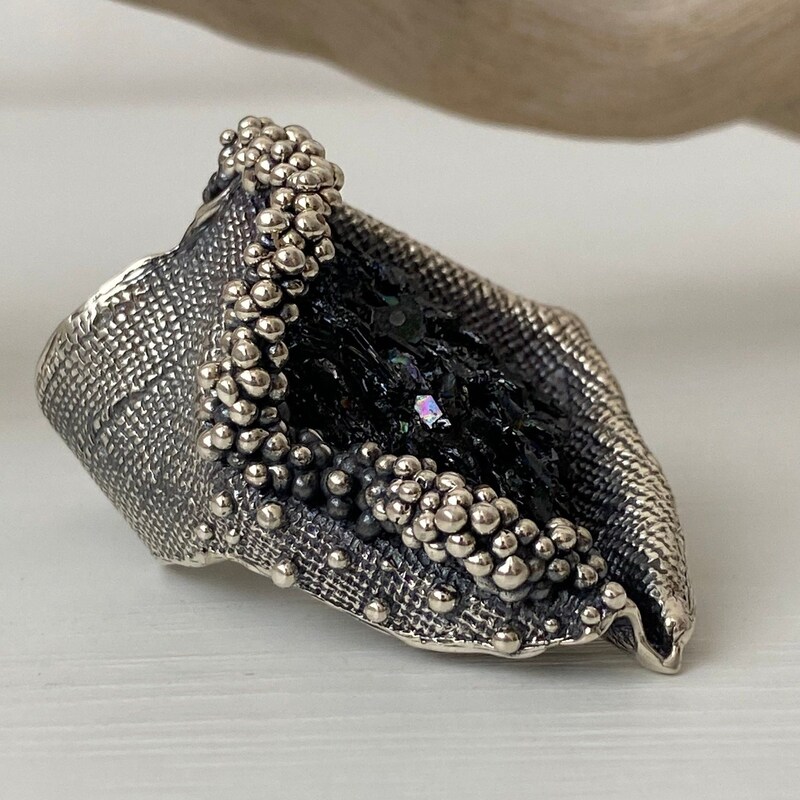 Unusual Silver Ring - Etsy