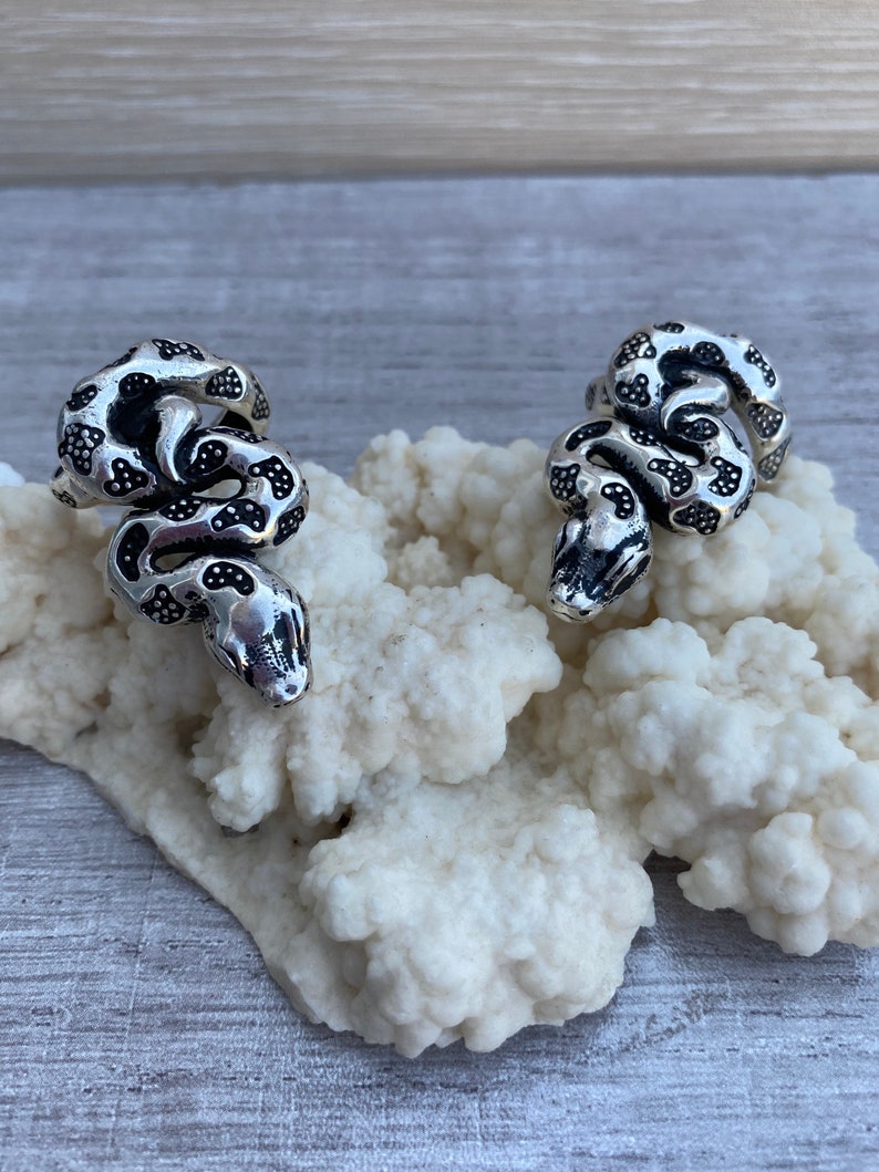 Large Snake Ring Sterling Silver for Women Animal Ring Snake | Etsy