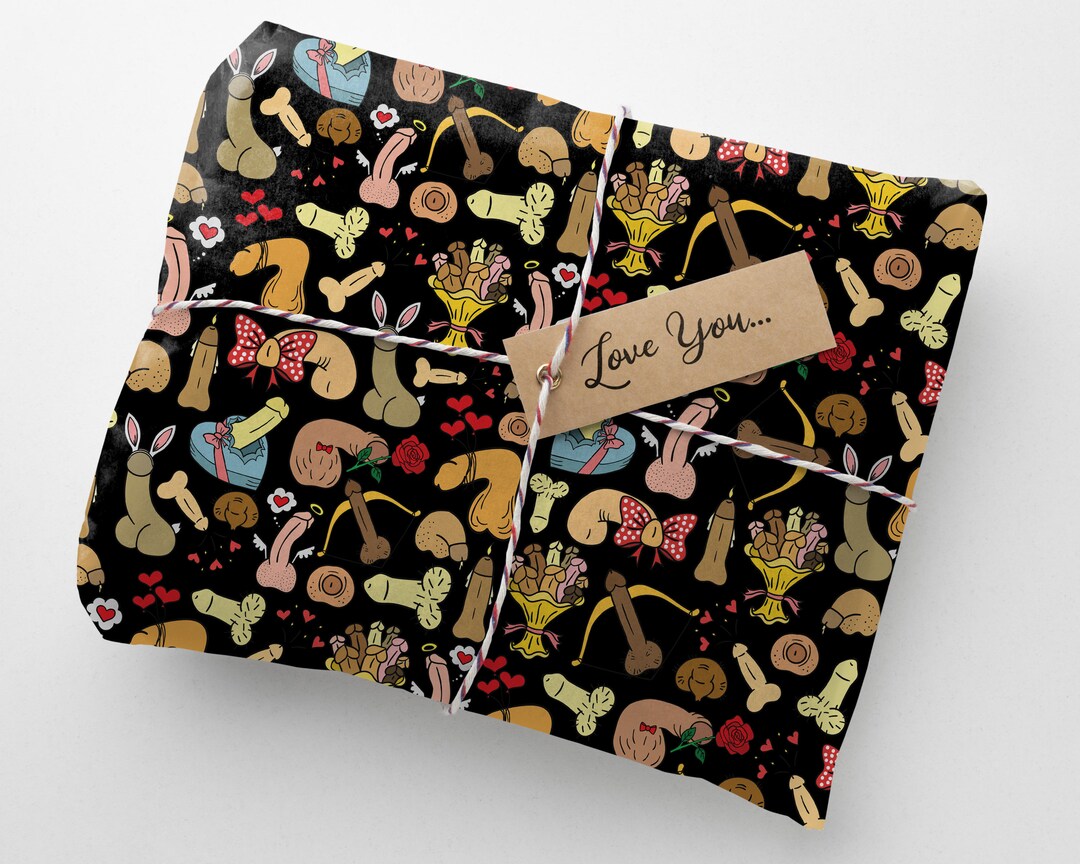 Hilarious Penis-themed Wrapping Paper – Funny and Bold Gift Wrap for ...