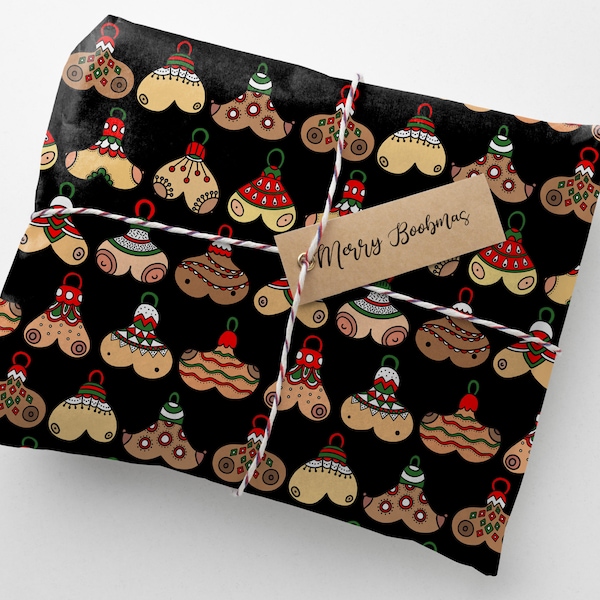 Funny Christmas Wrapping Paper - Etsy