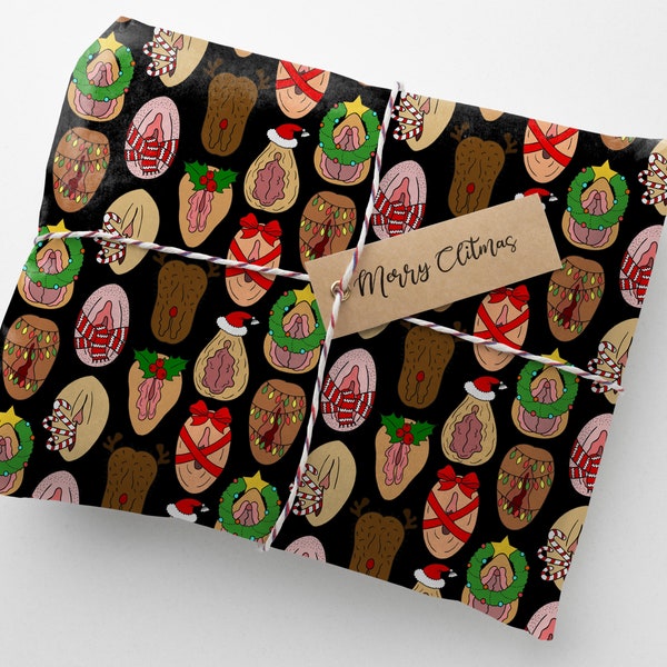 Funny Christmas Wrapping Paper - Etsy