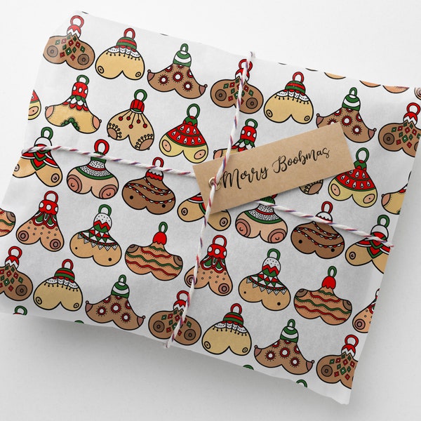Funny Christmas Wrapping Paper - Etsy