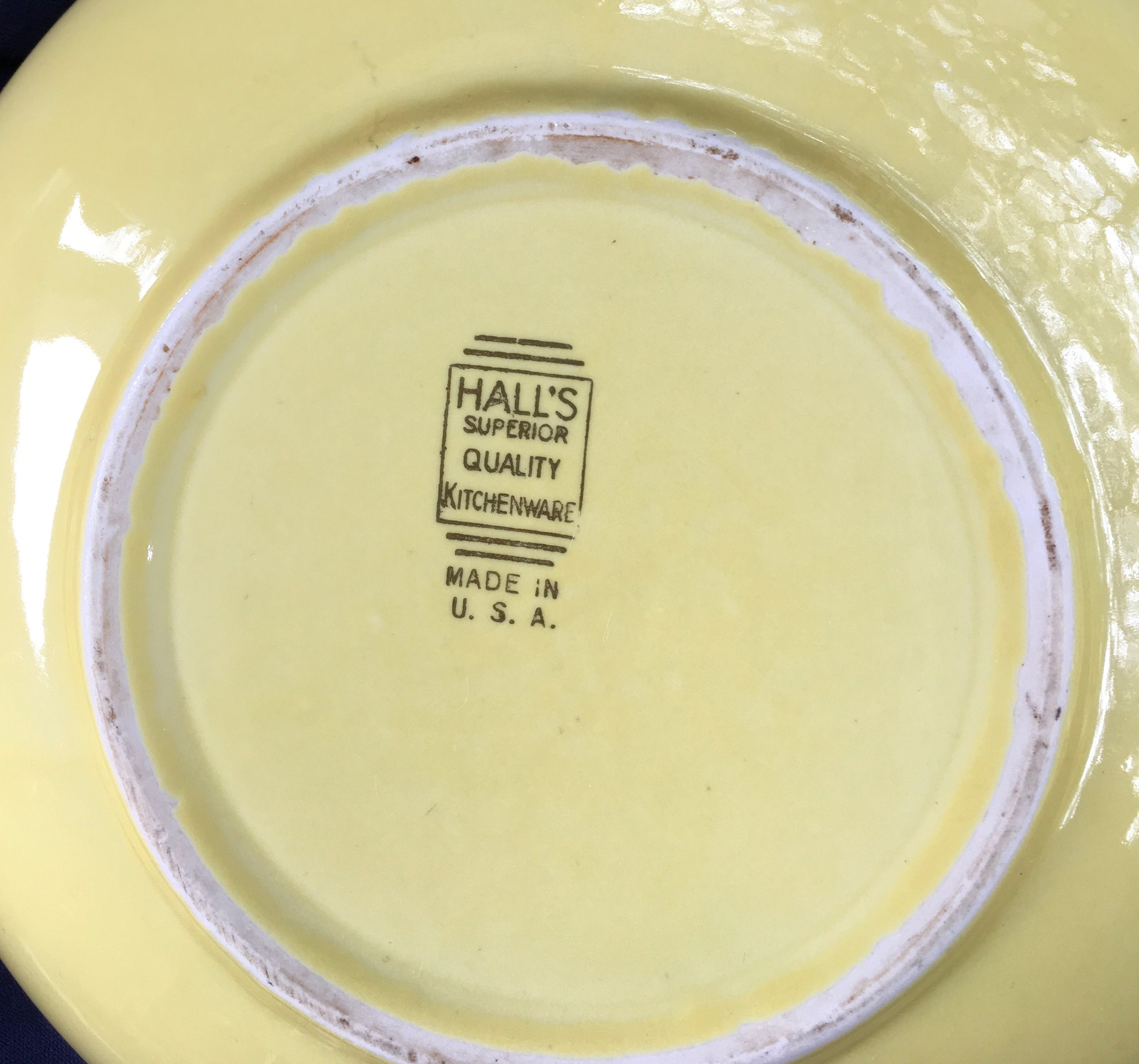 Hall's Superior Kitchenware Pitcher and Bowl - Etsy