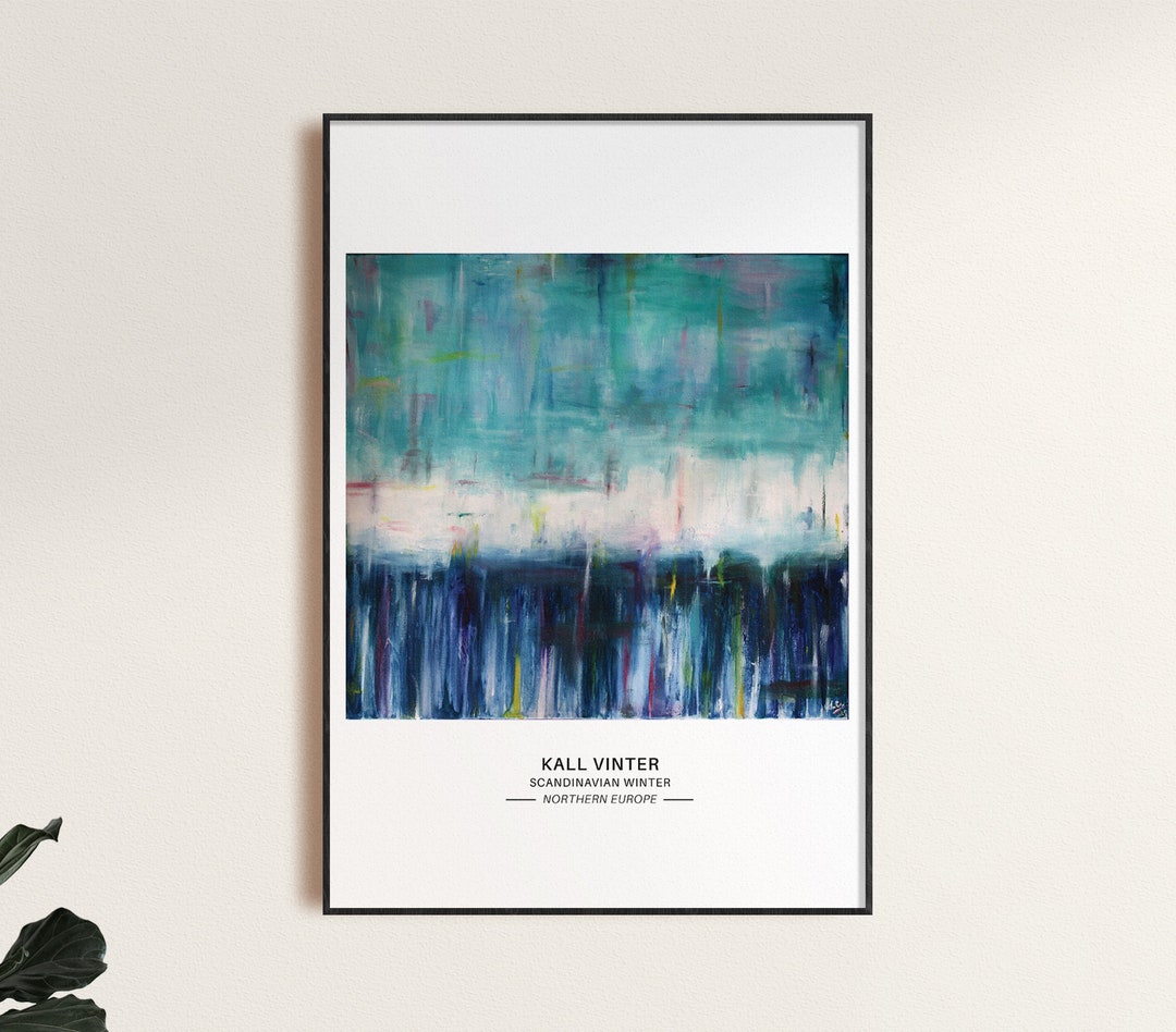ABSTRACT SCANDI PRINT, A3,A4,A5 Print, Art Print, Mountain Art, 420mm X ...
