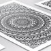 A3 MANDALA PRINT, A3 Print, Art Print, Mandala Art, A3 420mm X 297mm ...