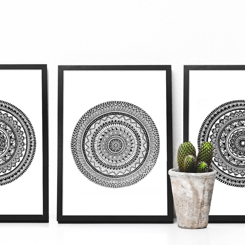 Mandala Artwork - Etsy