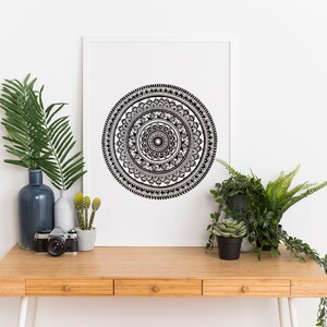 A3 MANDALA PRINT, A3 Print, Art Print, Mandala Art, A3 420mm X 297mm ...