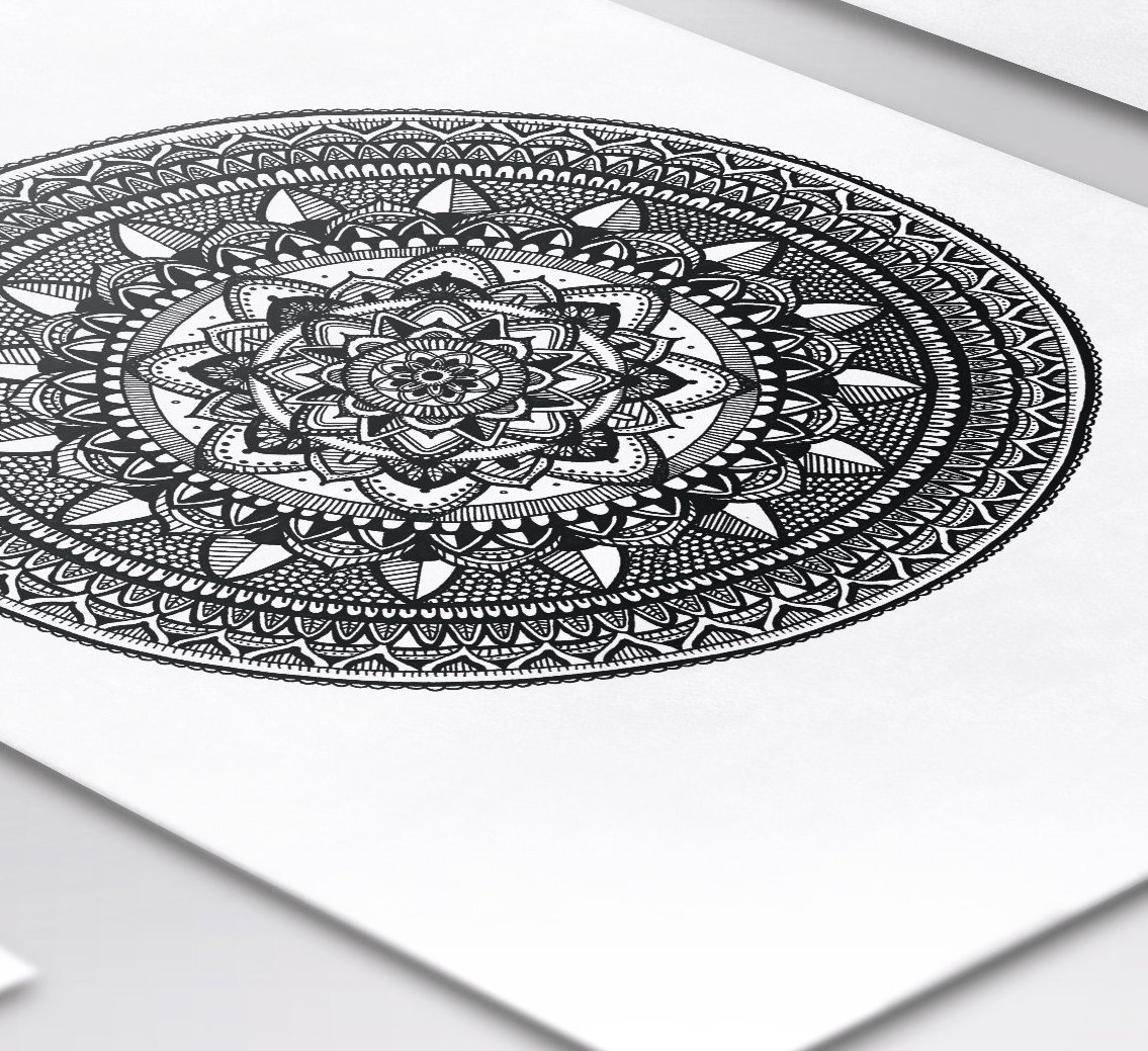 A3 MANDALA PRINT, Impression Mandala, A3 420mm x 297mm - Etsy France