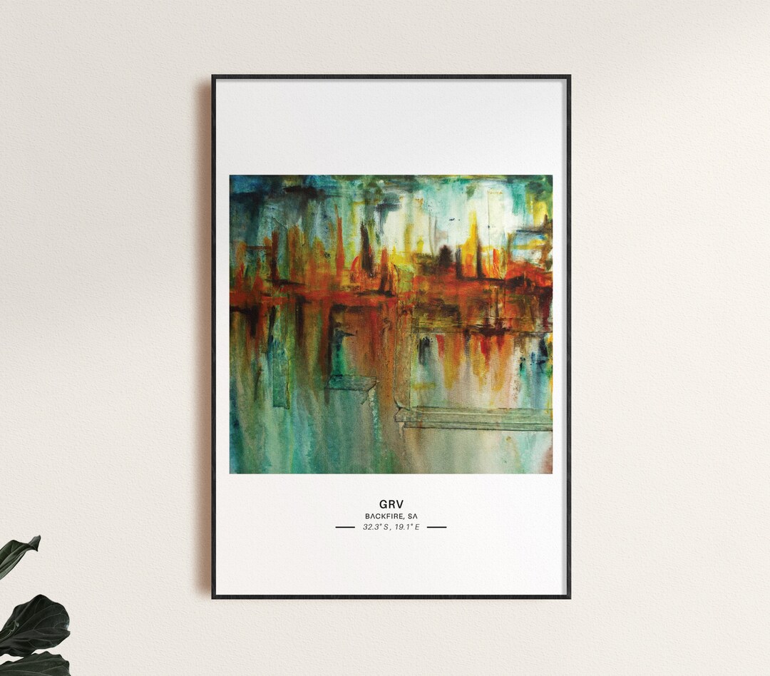 ABSTRACT PRINT, A3 Print, Forest Art Print, A3 420mm X 297mm, Prints ...