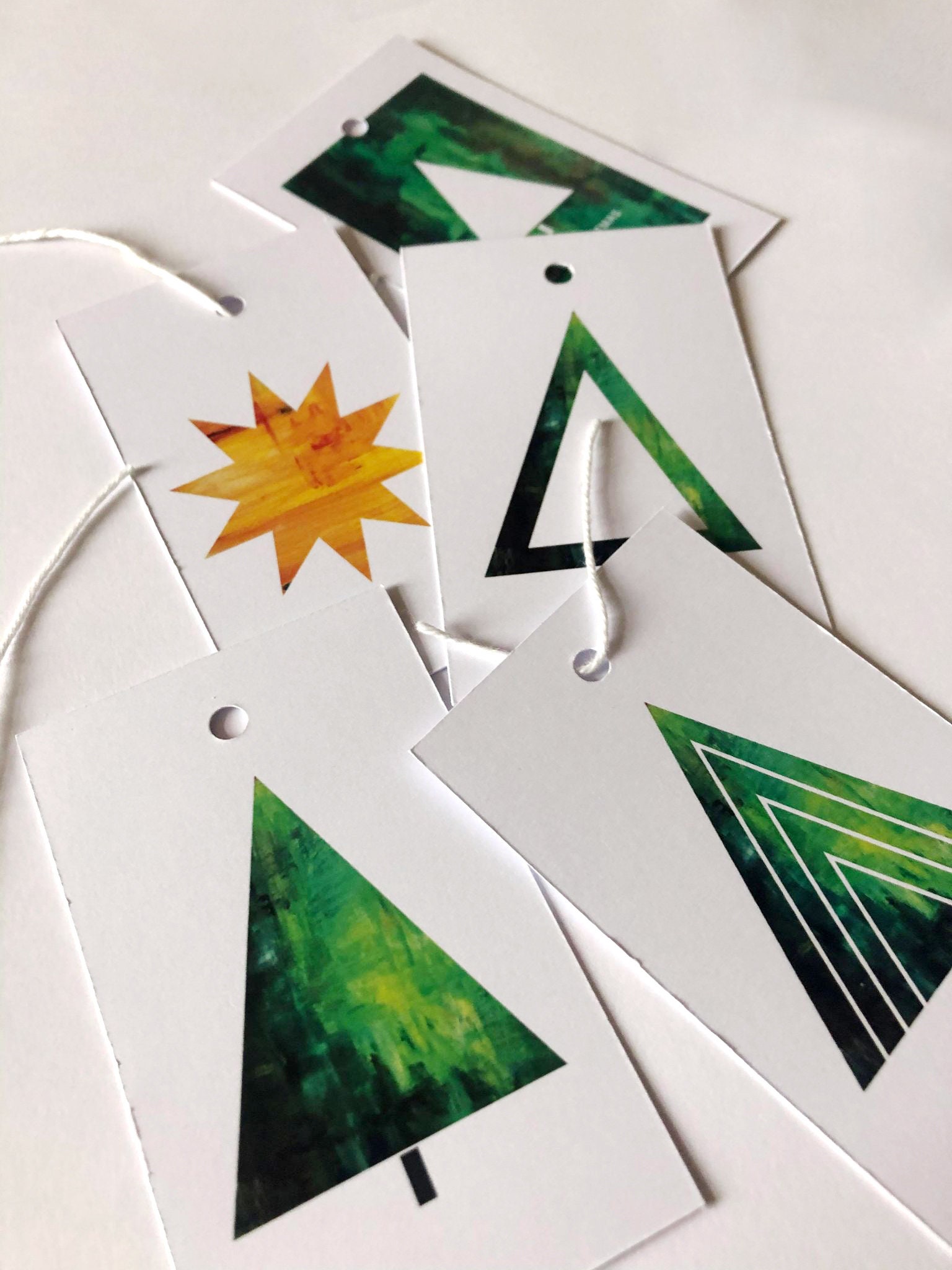 Pack of Minimalist Christmas Cards. A6 Size. Abstract - Etsy UK