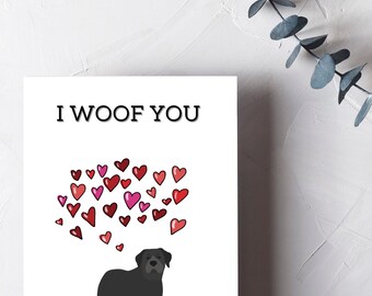 Woof Birthday Card - Etsy