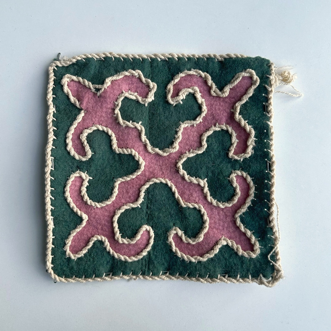 Kyrgyz Yurt Shyrdak DIY Rug Kit: Craft Your Own Central Asian ...