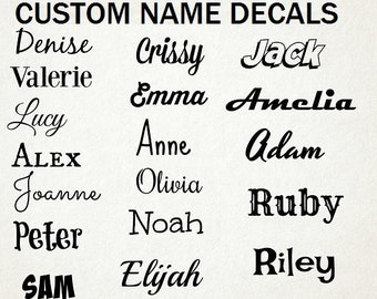 Yeti name decal | Etsy