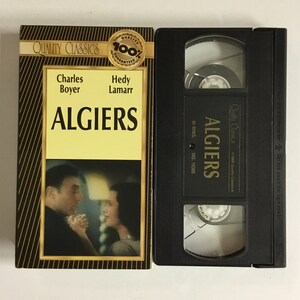 Algiers, 1938, Charles Boyer, Hedy Lamarr, VHS- A - Etsy
