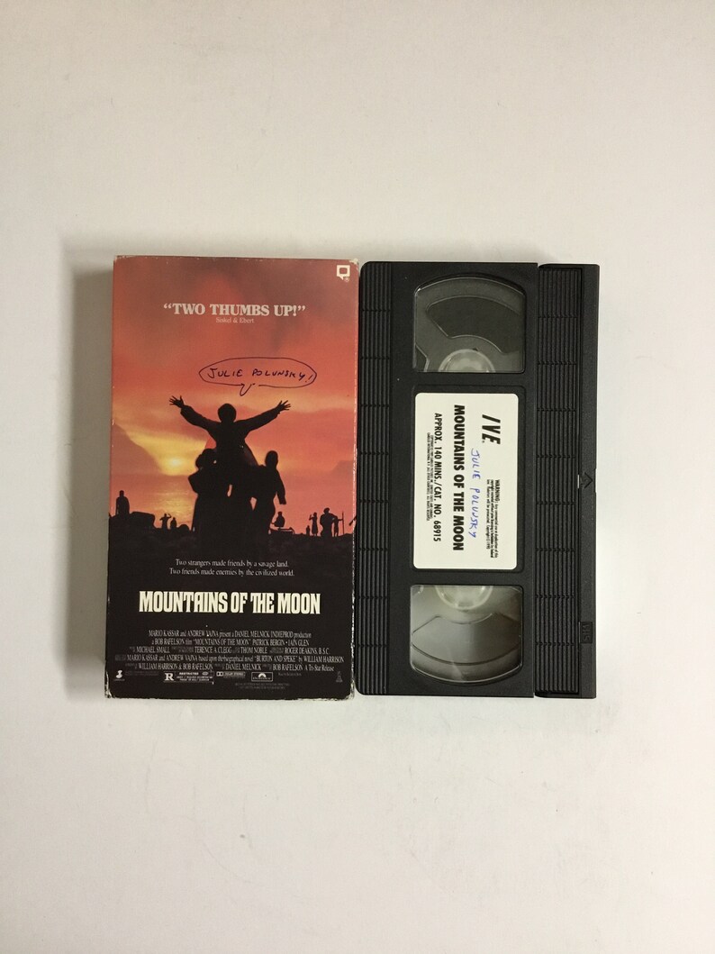 Mountains of the Moon 1989 Patrick Berlin Iain Glen VHS B - Etsy