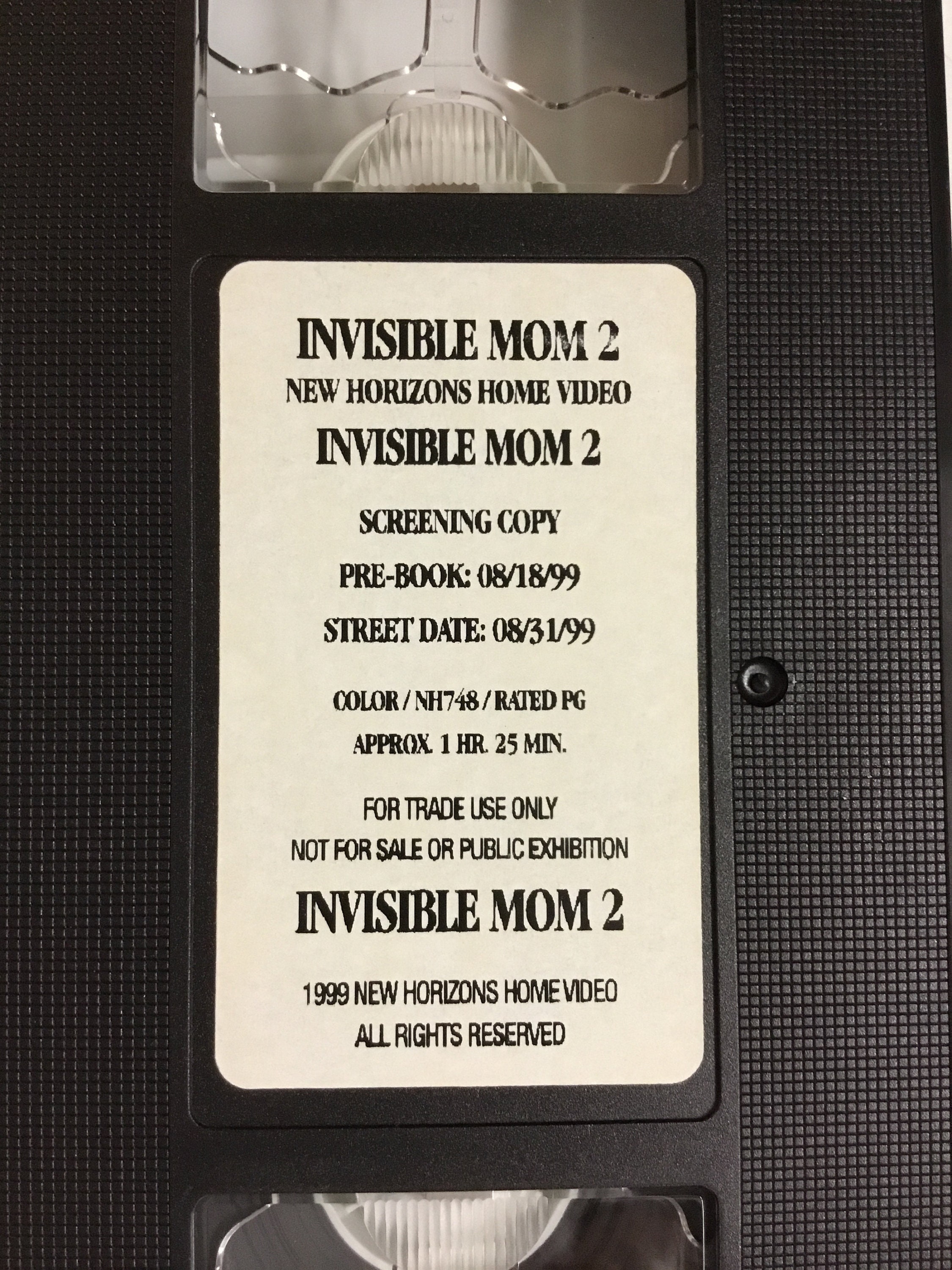 Screening Invisible Mom 2 1999 VHS Dee Wallace Stone - Etsy