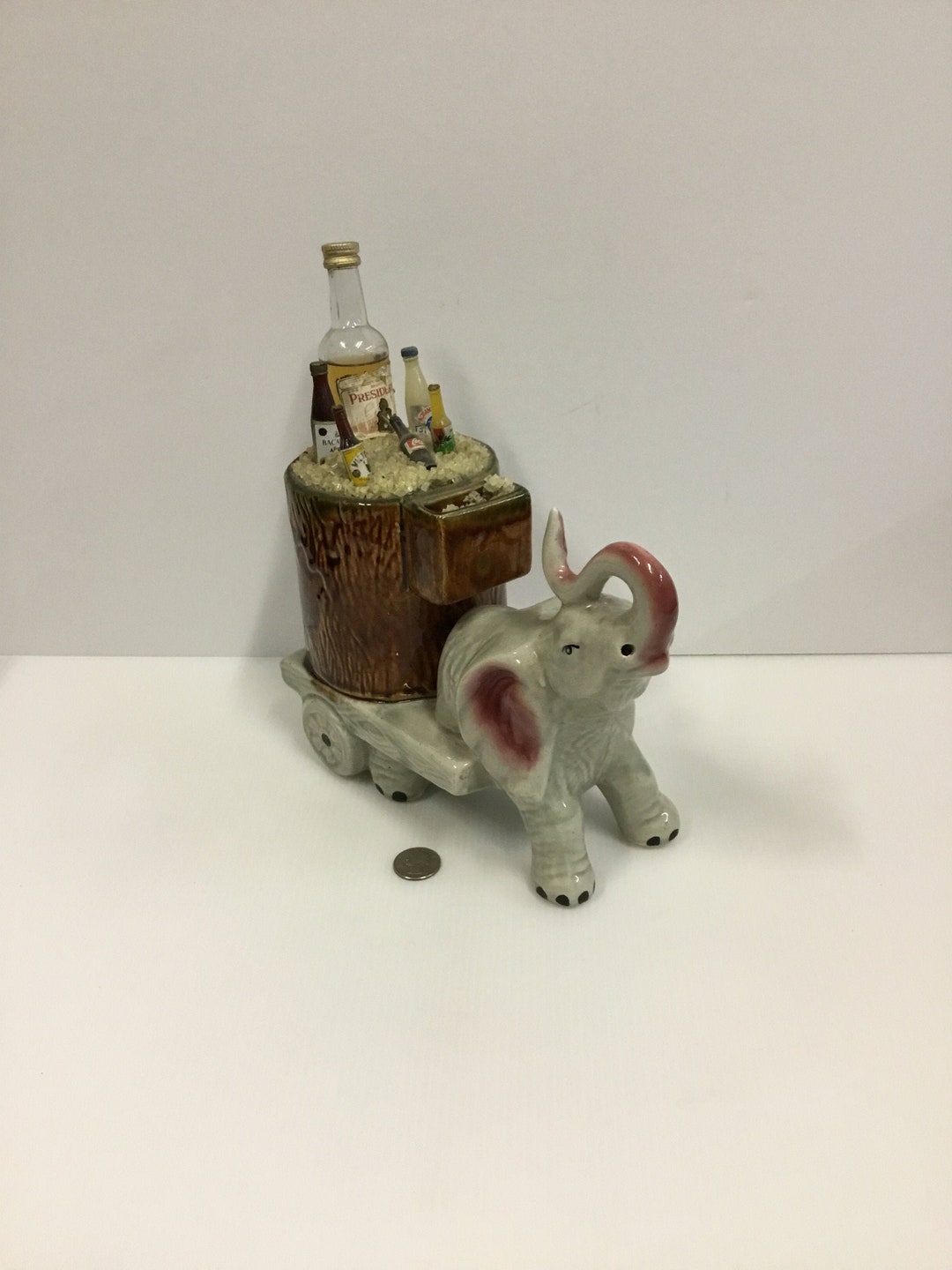 Elephant Beverage Planter, Porcelain, Ice Bucket - Etsy