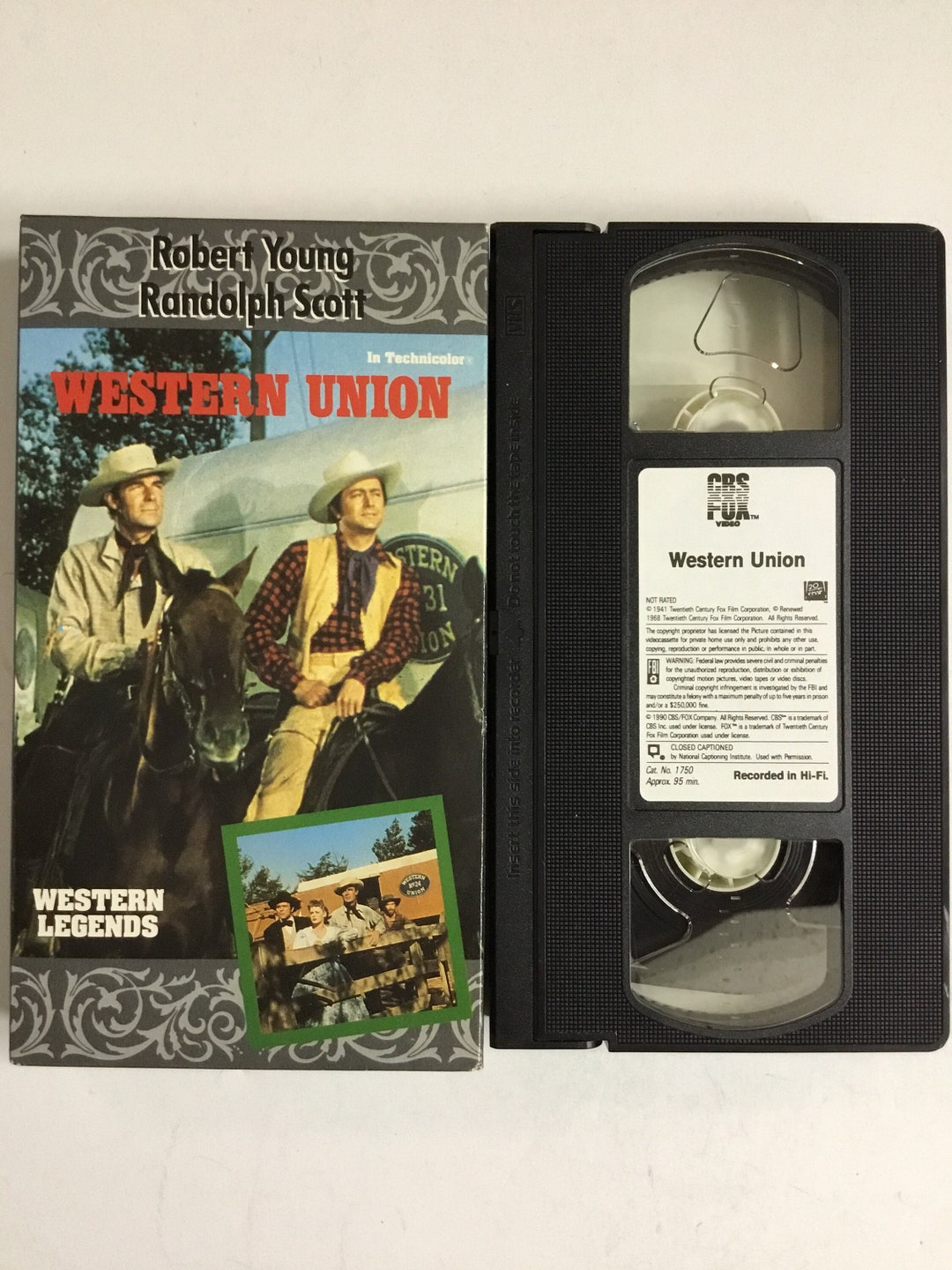 Western Union, 1941, Robert Young, Randolph Scott, Dean Jagger, Virginia Gilmore, John Carradine ...