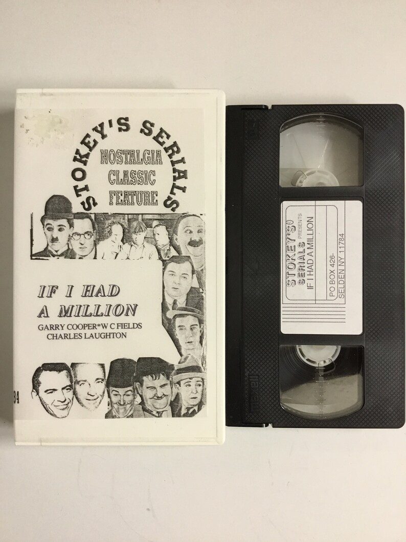 VHS 1932, If I Had A Million, Gary Cooper, W. C. Fields, Charles ...