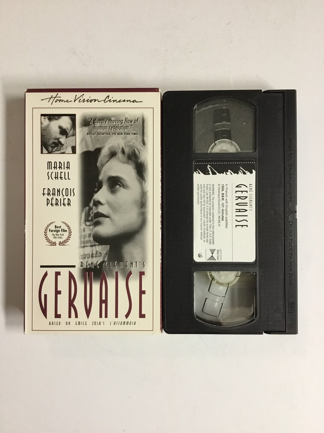 Gervaise, 1956, B&W, Maria Schell, Francois Perier, VHS, B - Etsy