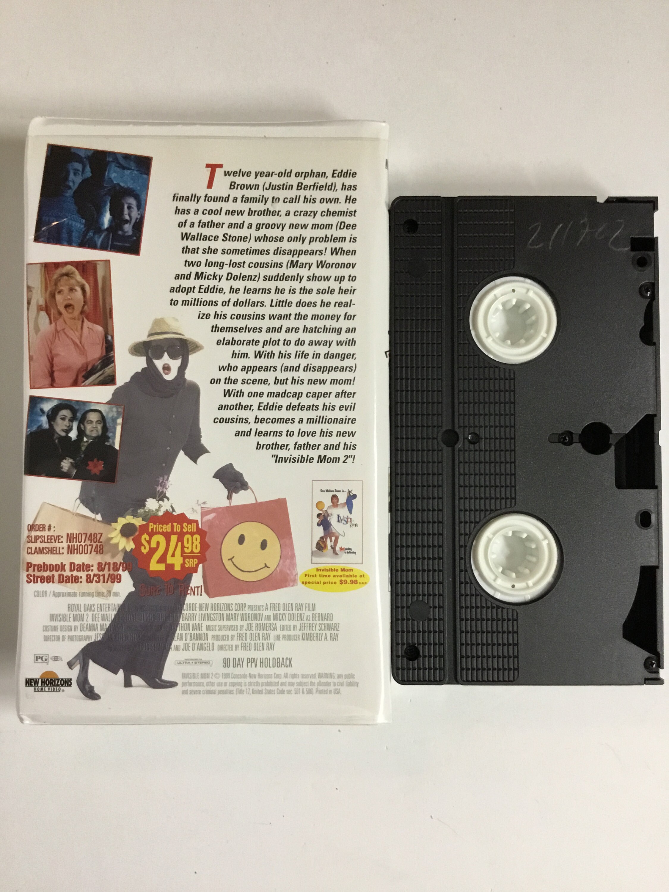 Screening Invisible Mom 2 1999 VHS Dee Wallace Stone - Etsy