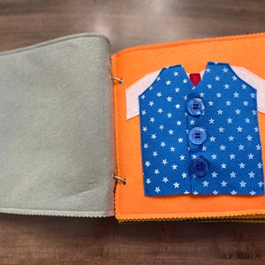 Quiet Book Learning Activity Montessori Preschool Interactive Sensory ...