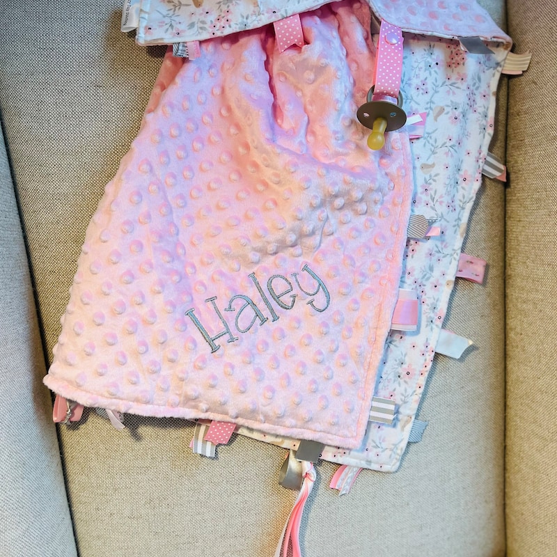 Baby Large Tag Blanket - Etsy