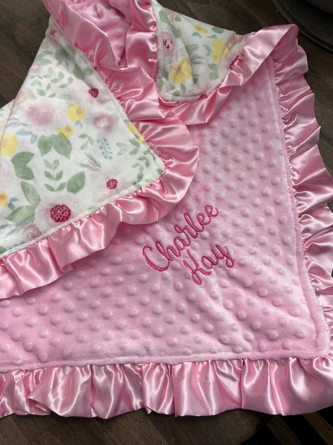 Add-on Satin Ruffle- BLANKET SOLD SEPARATELY - Etsy