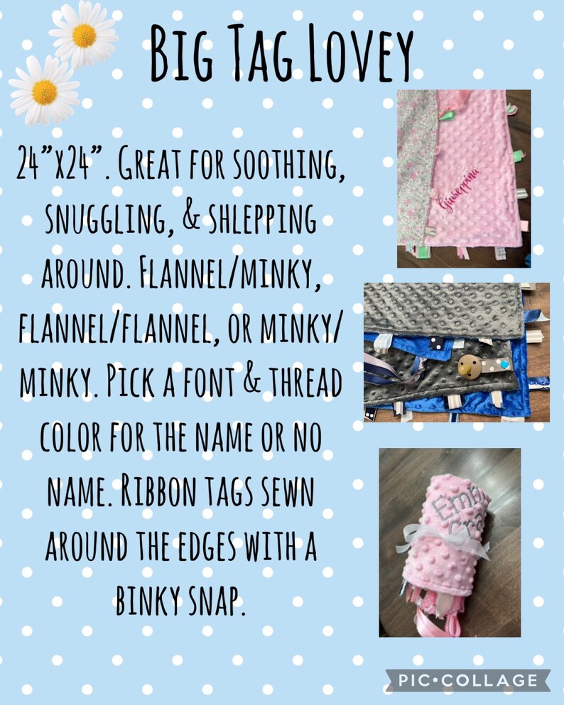 Bigger Tag Cuddle Blanket Personalized Baby Blanket Custom - Etsy