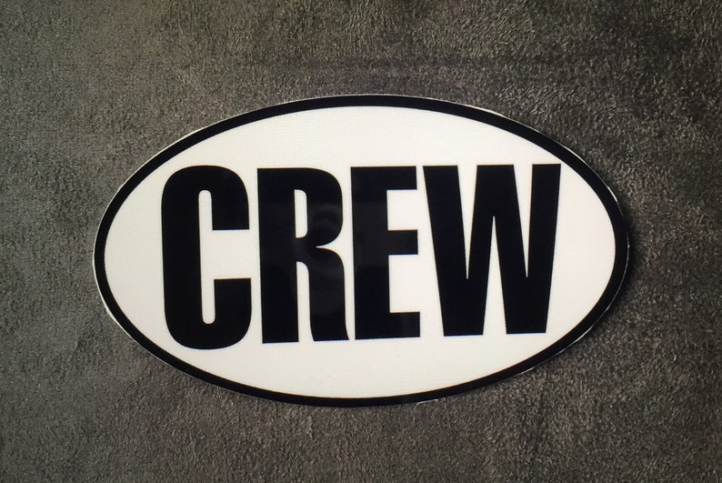 CREW Rowing Decal Sticker - Etsy