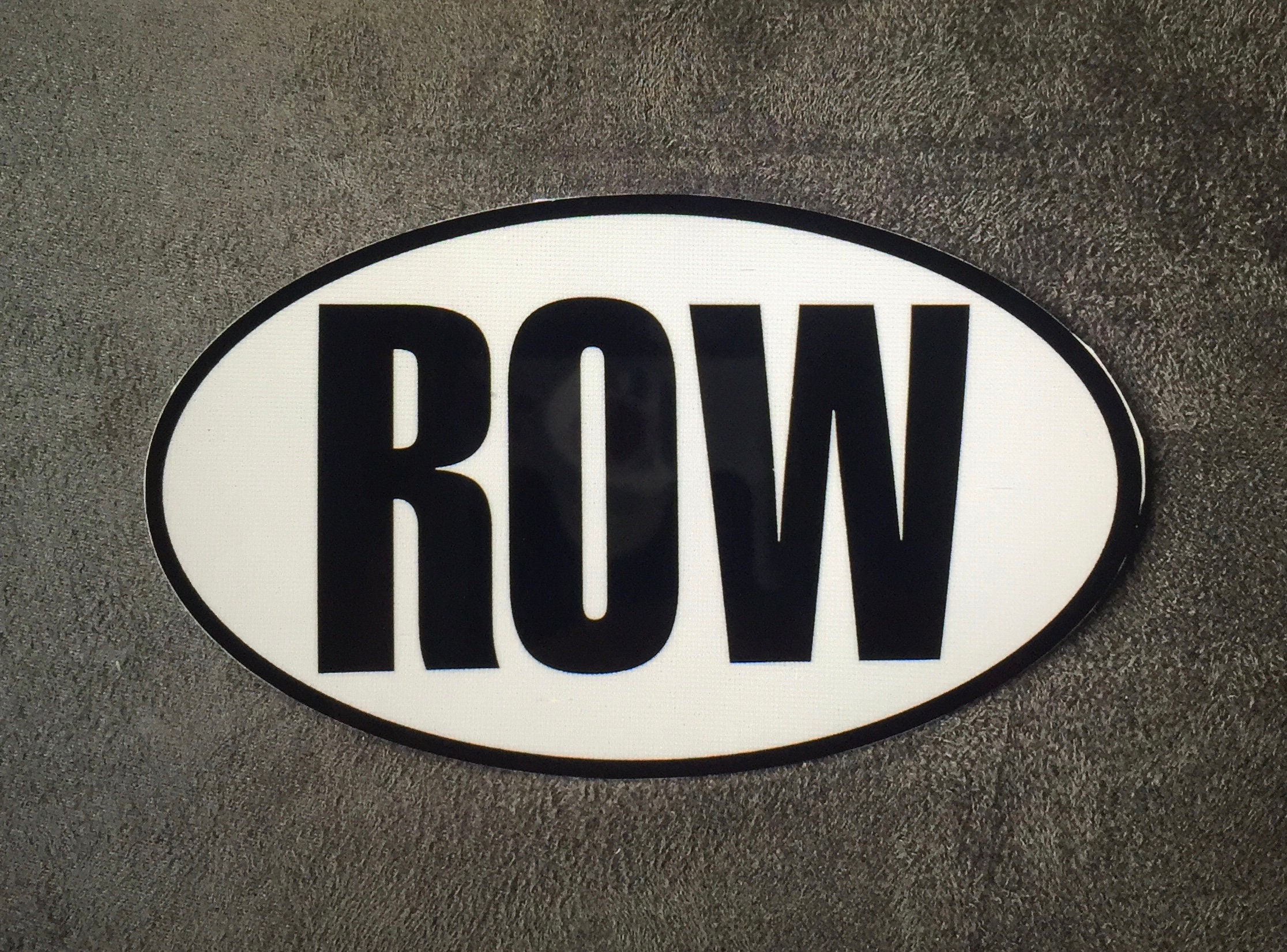 ROW Crew Rowing Decal Sticker - Etsy