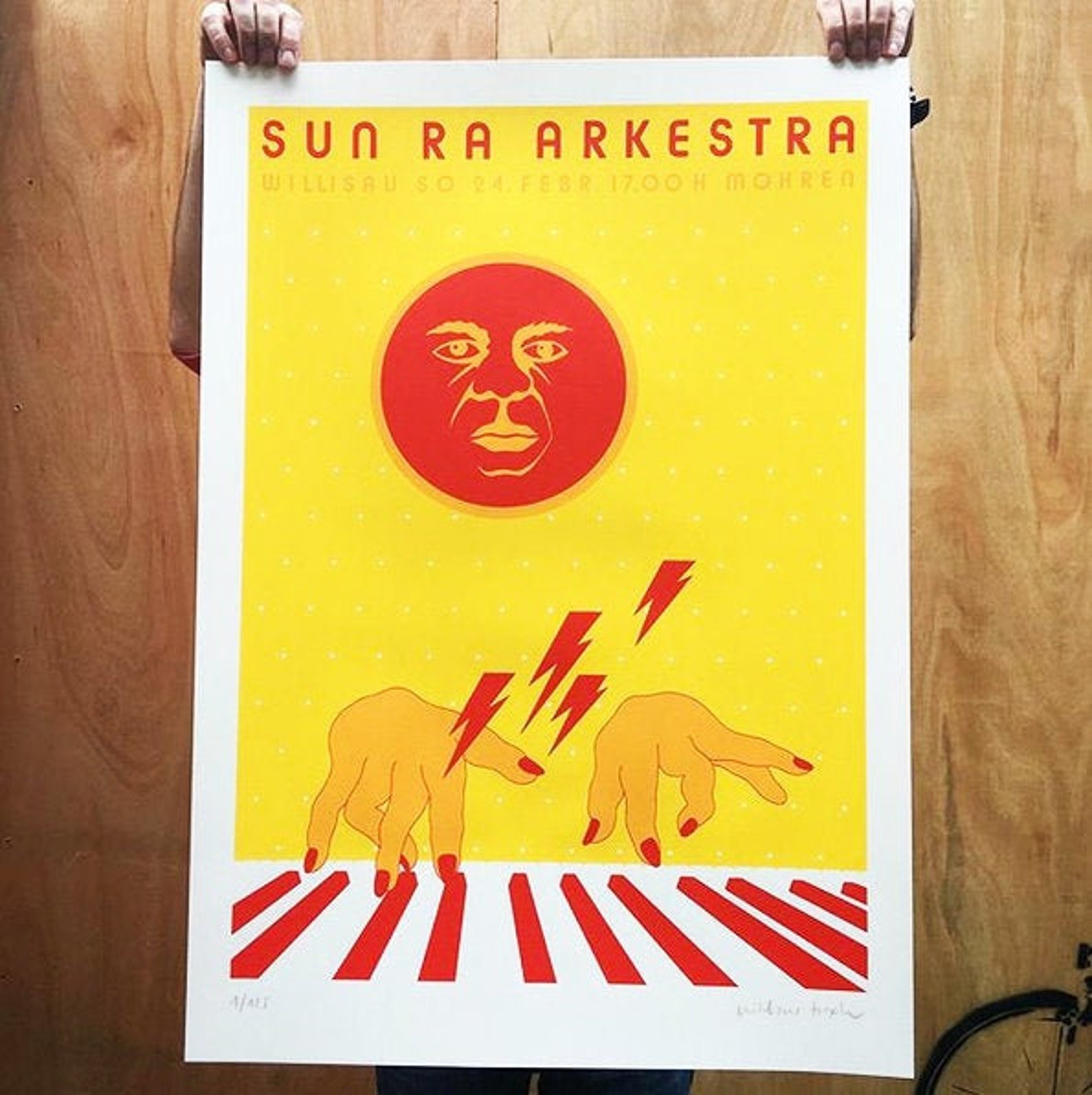 Sun Ra Arkestra A1 Screen Print by Niklaus Troxler Hand Signed & Numbered - Etsy