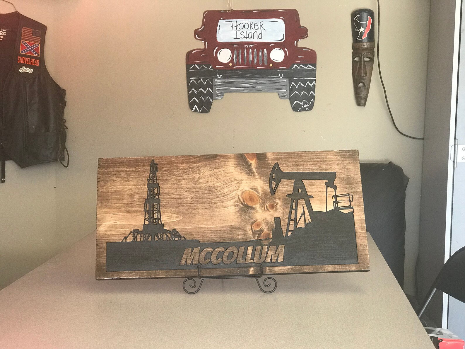 Oil Patch Personalized Sign Oilfield Decor The Rig and the | Etsy