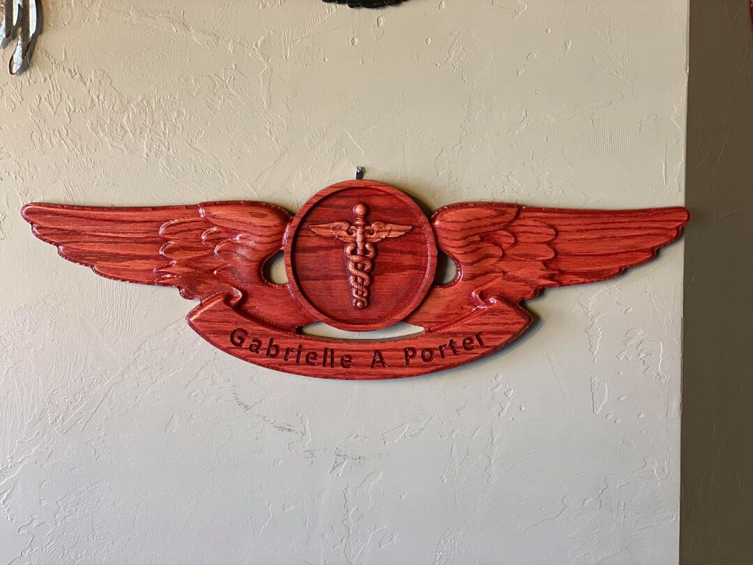 Nurse and Doctor Wings Personalized Wood Gift - Etsy