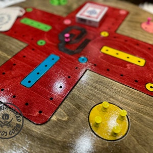 Fast Track Board Game With Cards and Pegs Free Personalization - Etsy