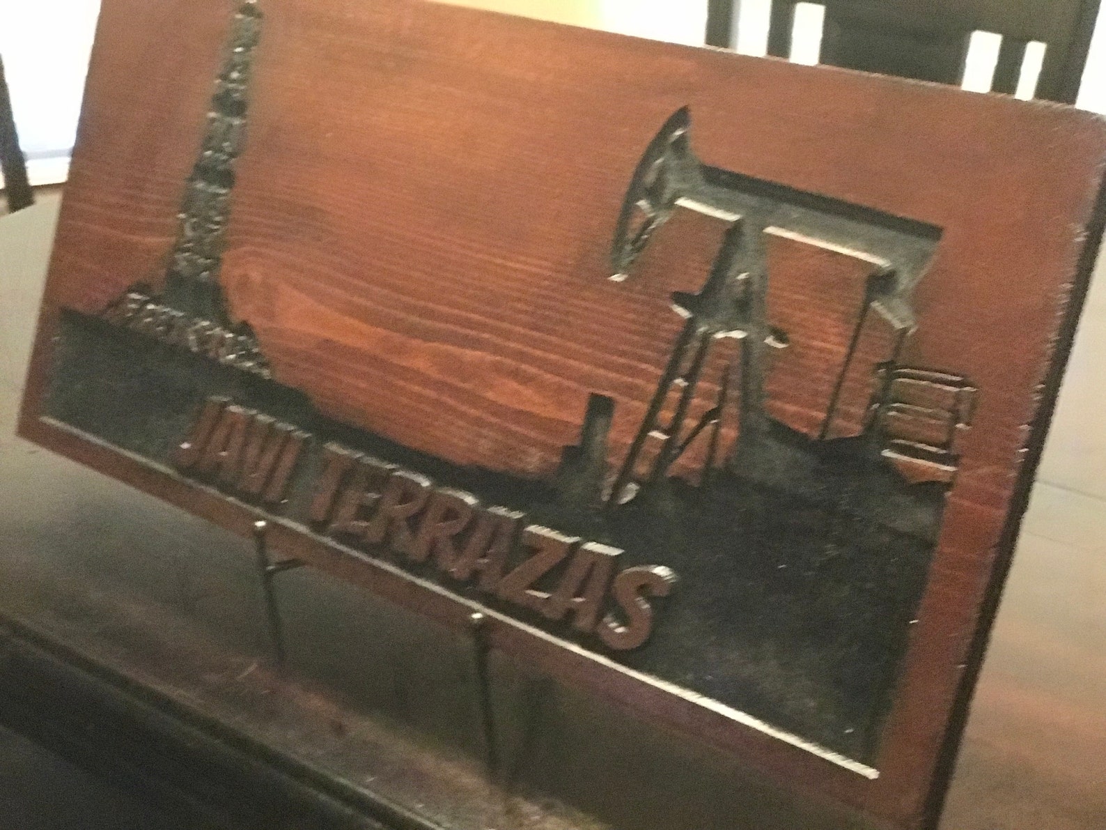 Oil Rig Personalized Sign the Rig and the Pump Jack - Etsy