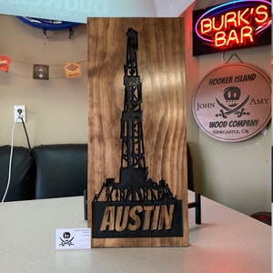 The Drilling Rig - Personalized Oilfield Decor - Etsy