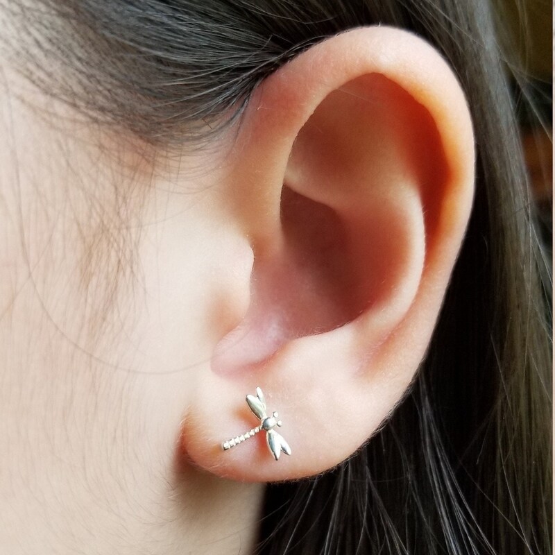 Dragonfly Studs - Etsy