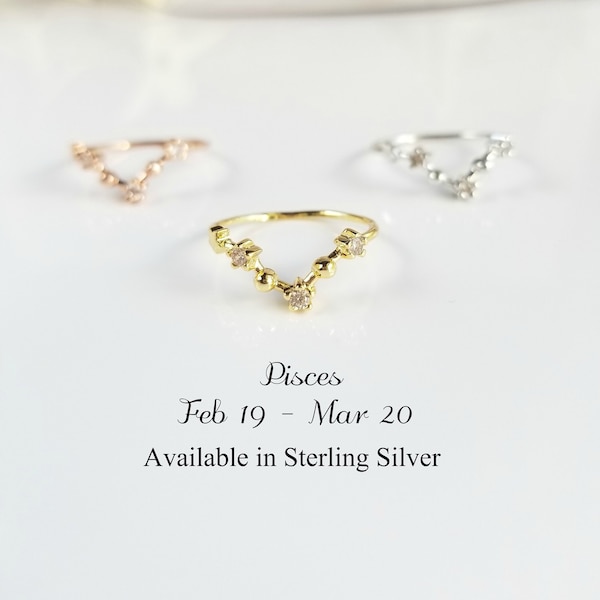 Zodiac Constellation Ring - Etsy