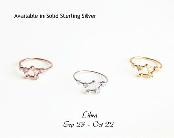 Zodiac ring | Etsy