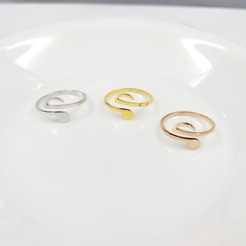 Music Note Ring - Etsy