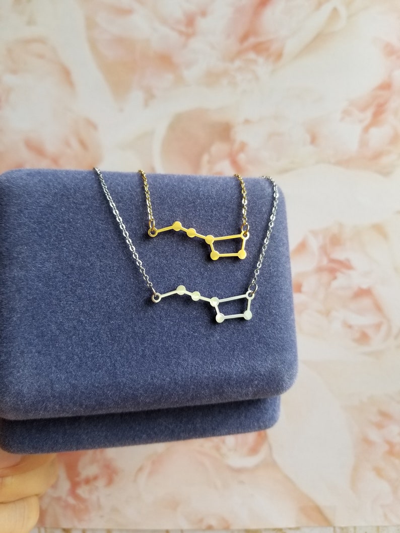 Little Dipper / Big Dipper Constellation Necklace in Rose Gold - Etsy
