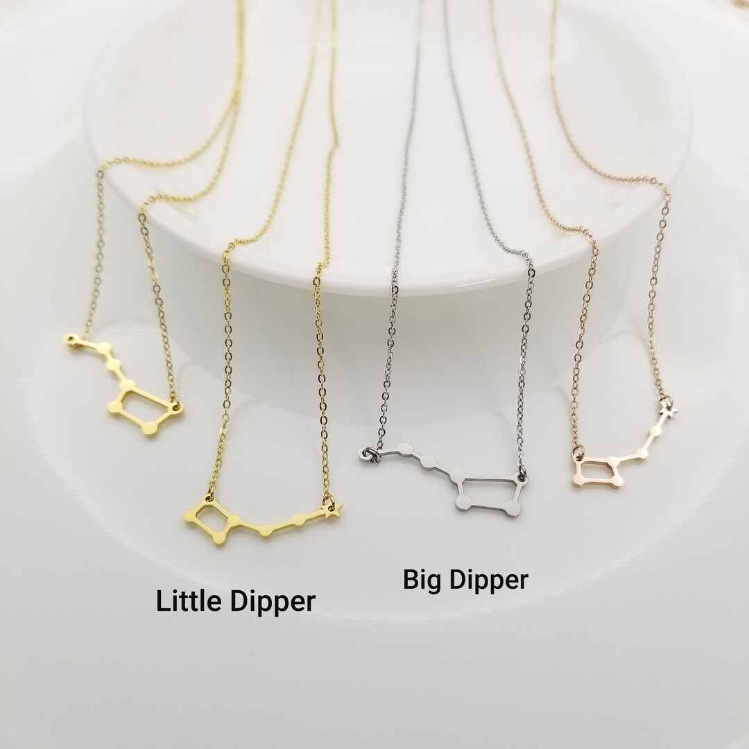 Little Dipper and Big Dipper Constellation Necklace | North Star | Ursa ...