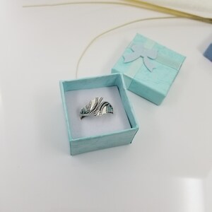 Adjustable Dragon Wing Ring in Solid Sterling Silver, Dragon Ring ...
