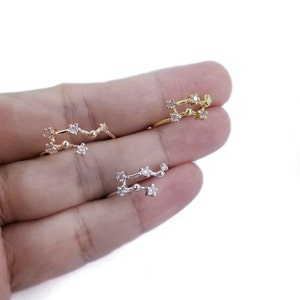 Gemini Ring Sterling Silver Zodiac Ring Celestial Horoscope ...