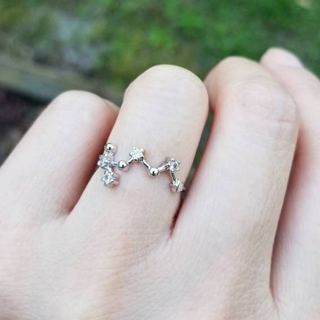 Virgo Ring Zodiac Ring Virgo Gifts Constellation Ring Gift - Etsy