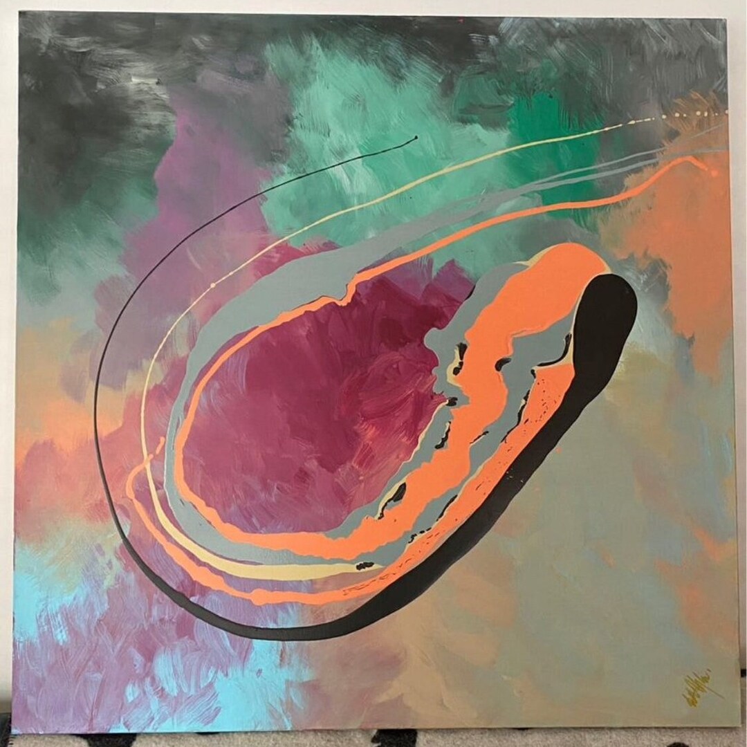 Colours Expressionism Acrylic Painting - Etsy