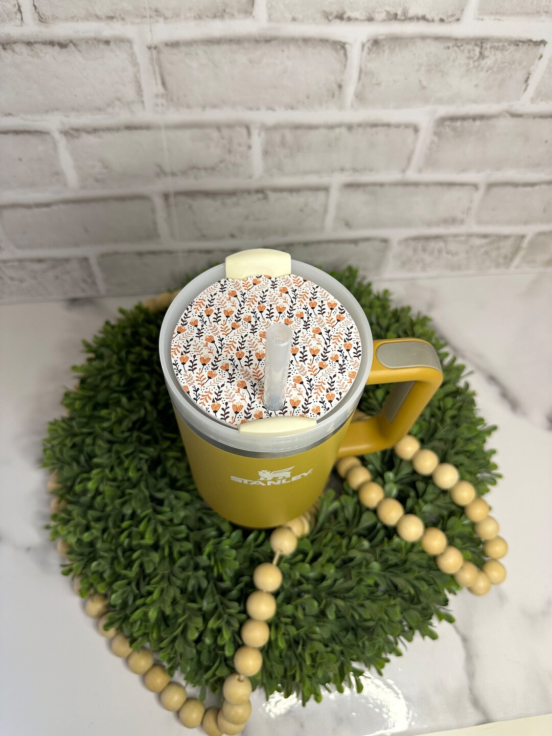 Microfloral Fall H2.0 40oz Lid Topper, Stanley, Trendy Tik Tok, Fall ...