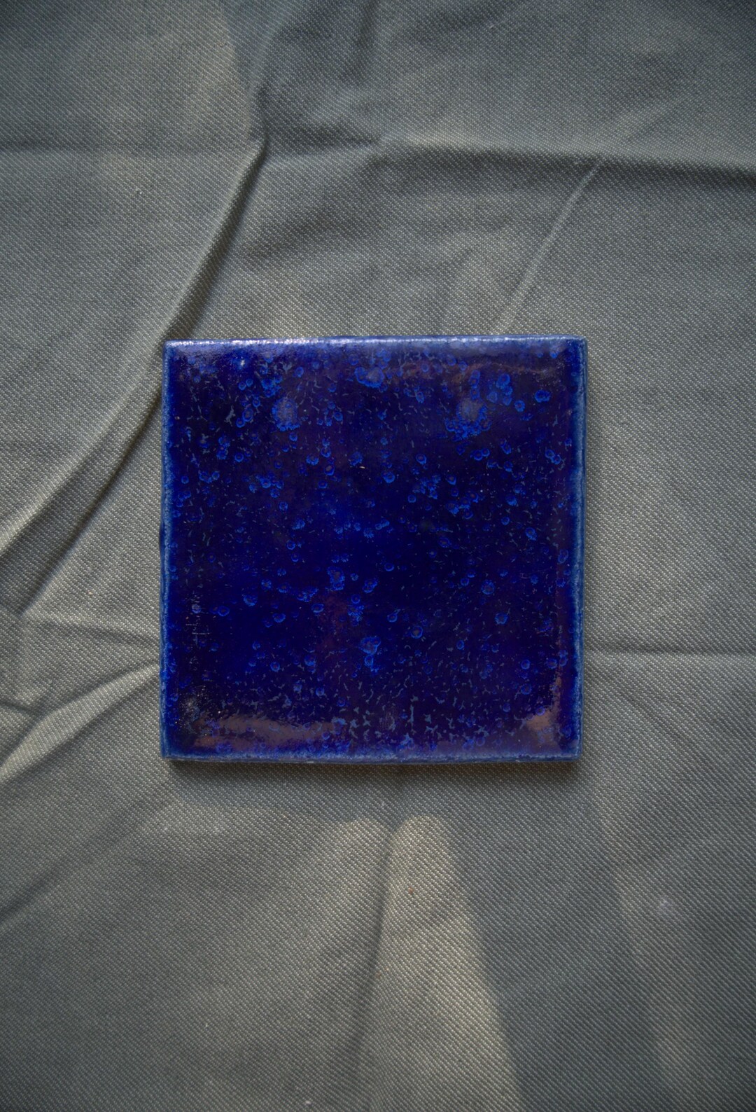 0.5 M2 Handmade Zellige-style Tiles | Cobalt Blue | Glossy Zinc Crystal ...